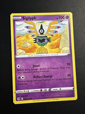 Sigilyph - 123/264 Fusion Strike - Nm Pokemon Card! | eBay Australia
