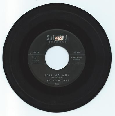 DOO WOP 45 THE BELMONTS TELL ME WHY ON SABRINA STRONG VG ORIGINAL | eBay