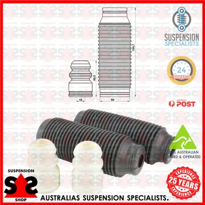 Rear Axle Dust Cover Kit, Shock Absorber Suit KIA Cerato I Hatchback ...