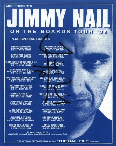 Jimmy Nail Auf Spender Aint SIGNED AUTOGRAPHED 10" X 8" REPRODUCTION ...