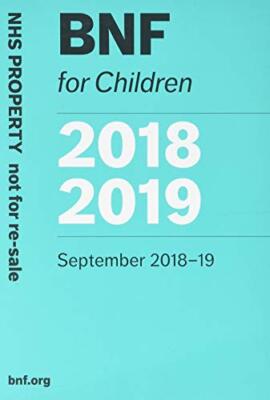 BNF for Children (BNFC) 2018-2019 | eBay