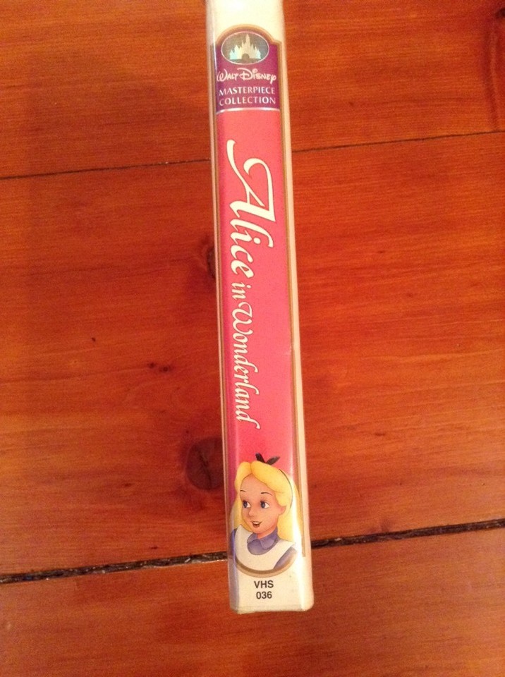 VINTAGE VHS TAPE DISNEY MASTERPIECE COLLECTION ALICE IN WONDERLAND ...