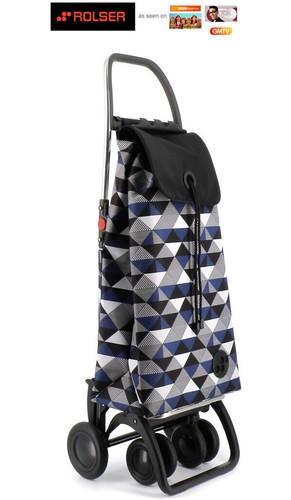 Rolser Pack Tour Premium Folding 6 Wheel Swivel Shopping Trolley with ...