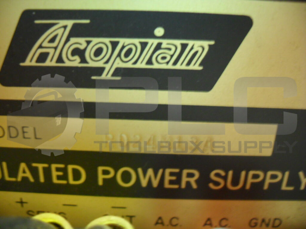 ACOPIAN RD24M13A REGULATED POWER SUPPLY | eBay
