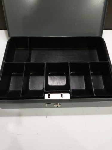 Steelmaster Metal Cash Box Removable Cash Drawer No Key | eBay