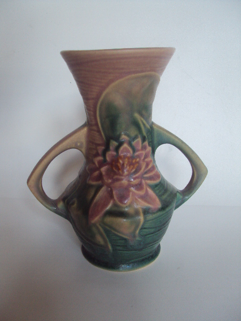 Vintage Original Roseville Pottery Water Lily Vase Approx.6 inches tall ...