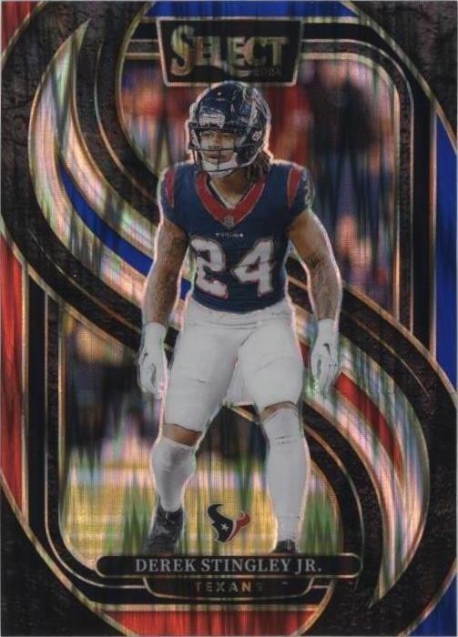 2024 Panini Select - Premier Level Derek Stingley Jr. #149 Red & Blue ...