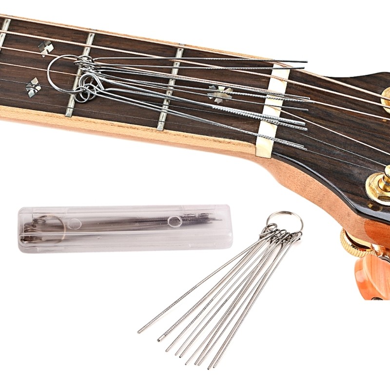 Guitar Nut Slotting File Kit Sanding Tool Portable DIY Guitar Repair ...