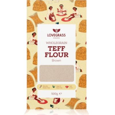 Lovegrass Ethiopia Wholegrain Brown Teff Flour 500g | eBay