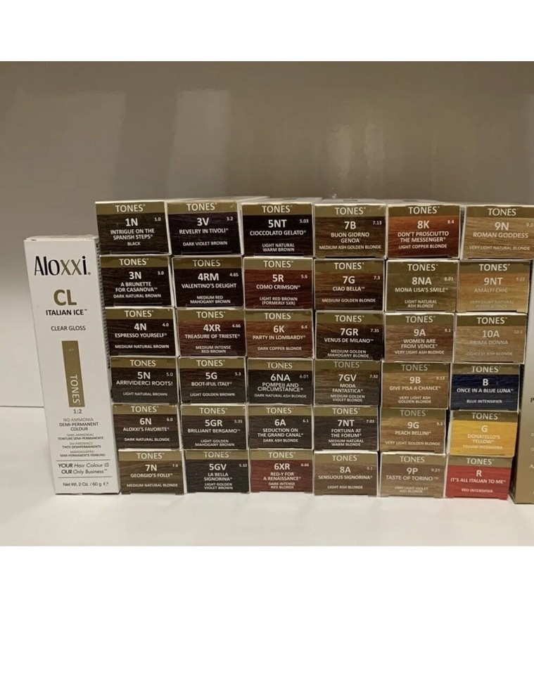 Aloxxi TONES Demi-Permanent Hair Color - Your Choice!! New & Sealed | eBay