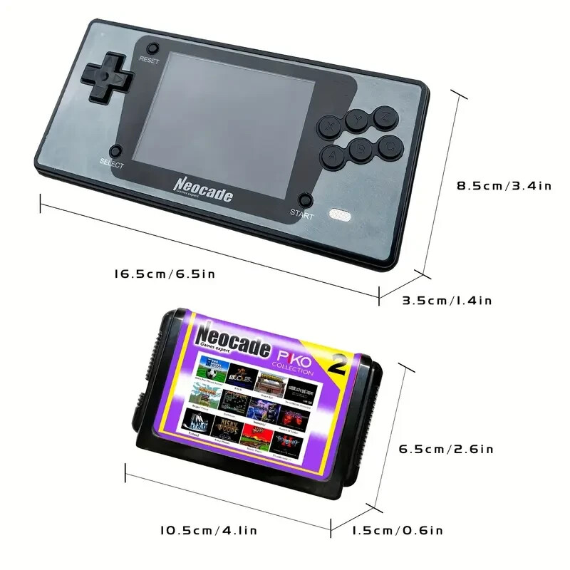Handheld Sega Genesis Console 16Bit Pocket HDTV Output Mega Drive Game ...