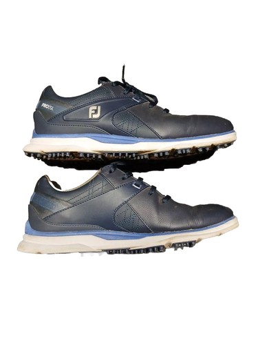 Footjoy FJ Pro SL Mens Size 7 M Navy Blue Leather Golf Shoes | eBay