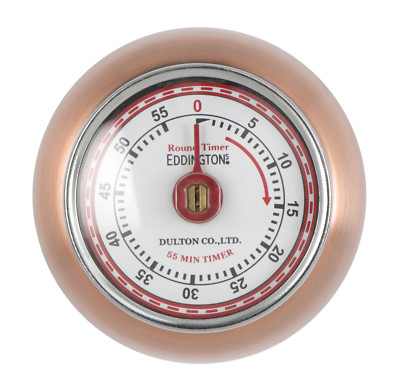 Eddingtons Magnetic Retro Style Kitchen Timer - Copper Timer 55min ...
