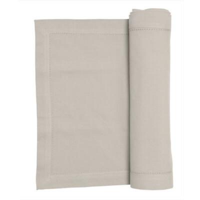 French Country Rans Table Runner Hemstitch Oatmeal 33x135cm | eBay