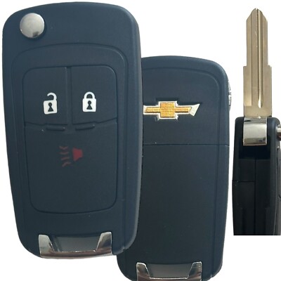 Uncut FLIP KEY KEYLESS REMOTE FOB 3B for 2013 2014 2015 GM CHEVY SPARK ...