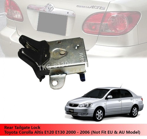 Rear Tailgate Lock Latch Assy Fit Toyota Corolla Altis E120 E130 Sedan ...