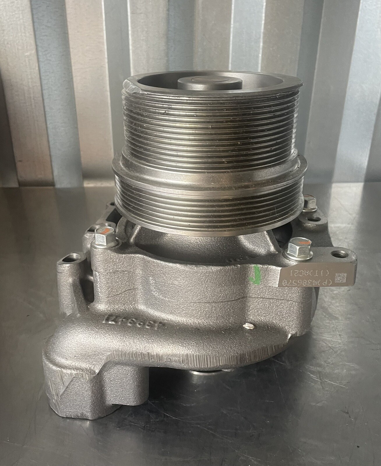 Cummins 4386570 Water Pump 4393471 ISX QSX DAMAGE PULLEY NEW! FREE ...