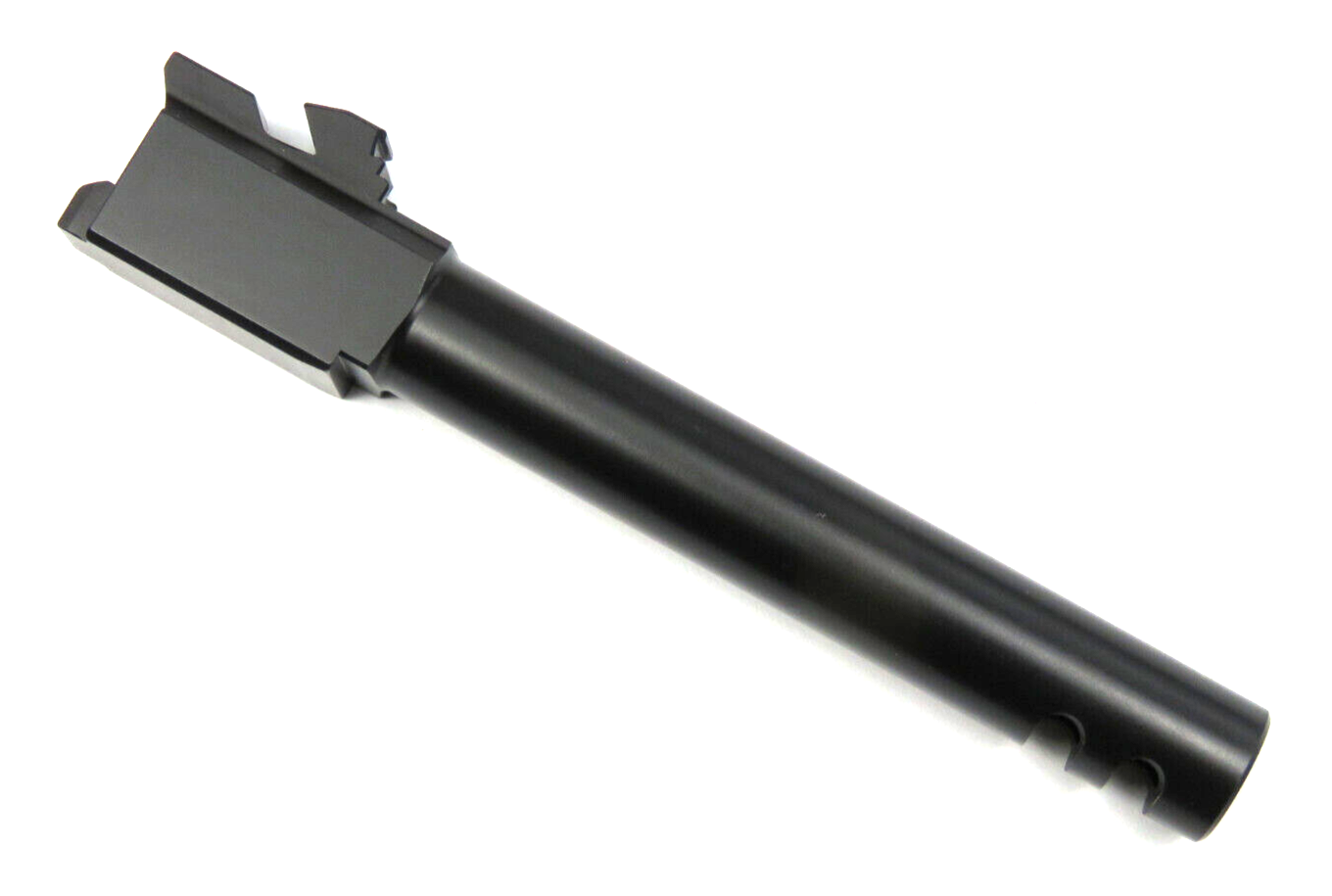 Factory New 9mm Black Stainless Barrel for Glock 19 G19 EXTENDED PORTED ...