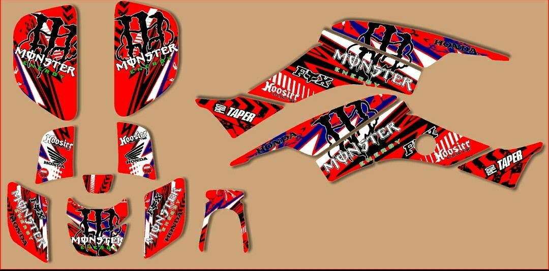 honda 400ex graphics kit | eBay