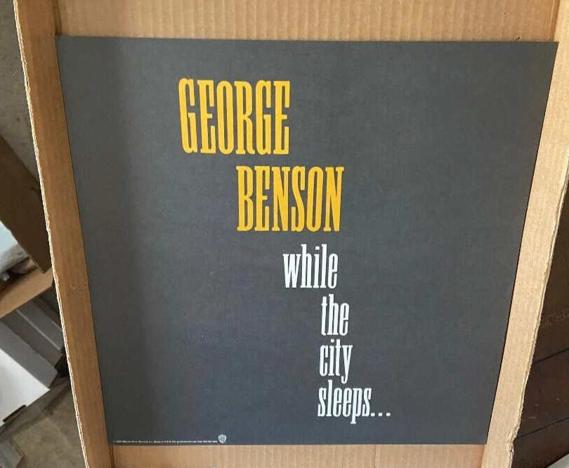George Benson Poster Flat 12x12 While The City Sleeps Album Promotion ...