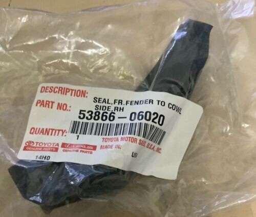 2007-2011 Toyota Camry Genuine Seal Front Fender 2 COWL Side RIGHT Side ...