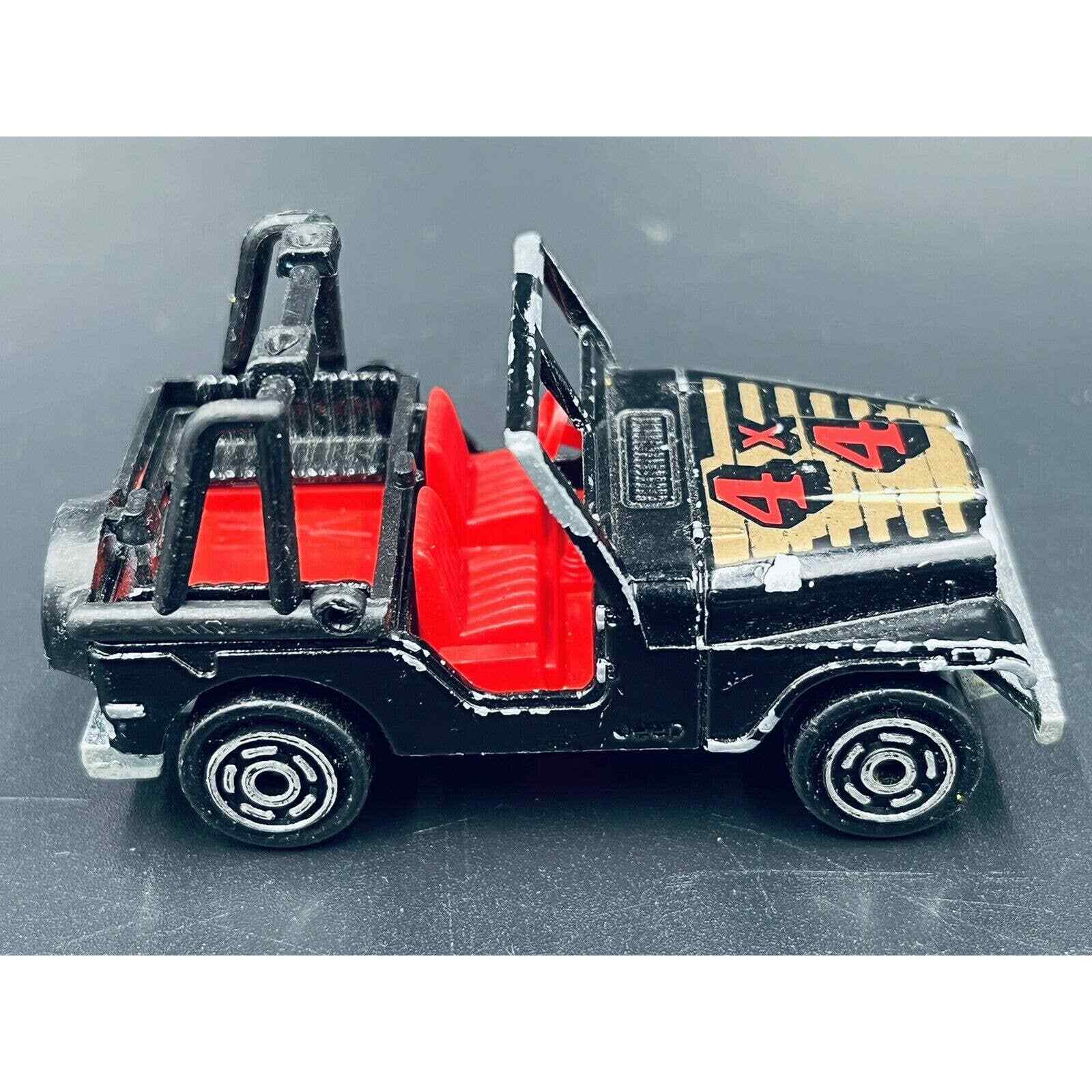 MAJORETTE # 244 BLACK JEEP CJ 4X4 1:54 FRANCE MINT LOOSE | eBay