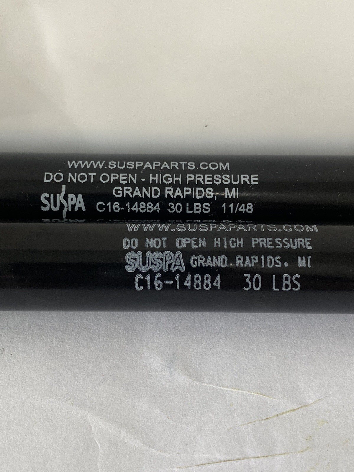 Lot Of 2 SUSPA C16-14884 GAS SPRING High Pressure 30 Lb Capacity | eBay