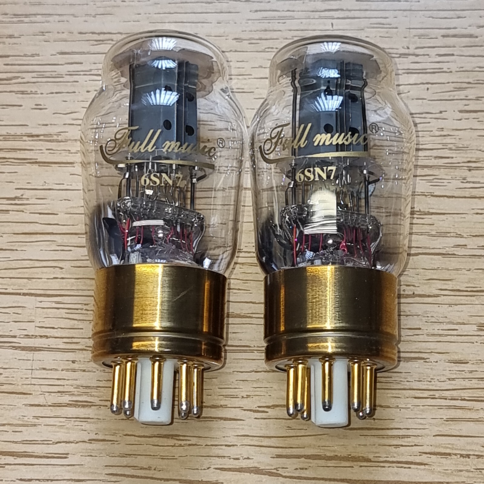 6SN7 TJ FULL MUSIC x2 PAIR TUBE VALVE MATCHED BY ICON AUDIO VERY RARE ...