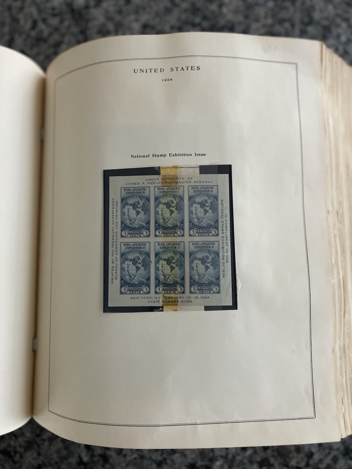 Scott's Plate Block Album - United States 20th Century Commemoratives ...