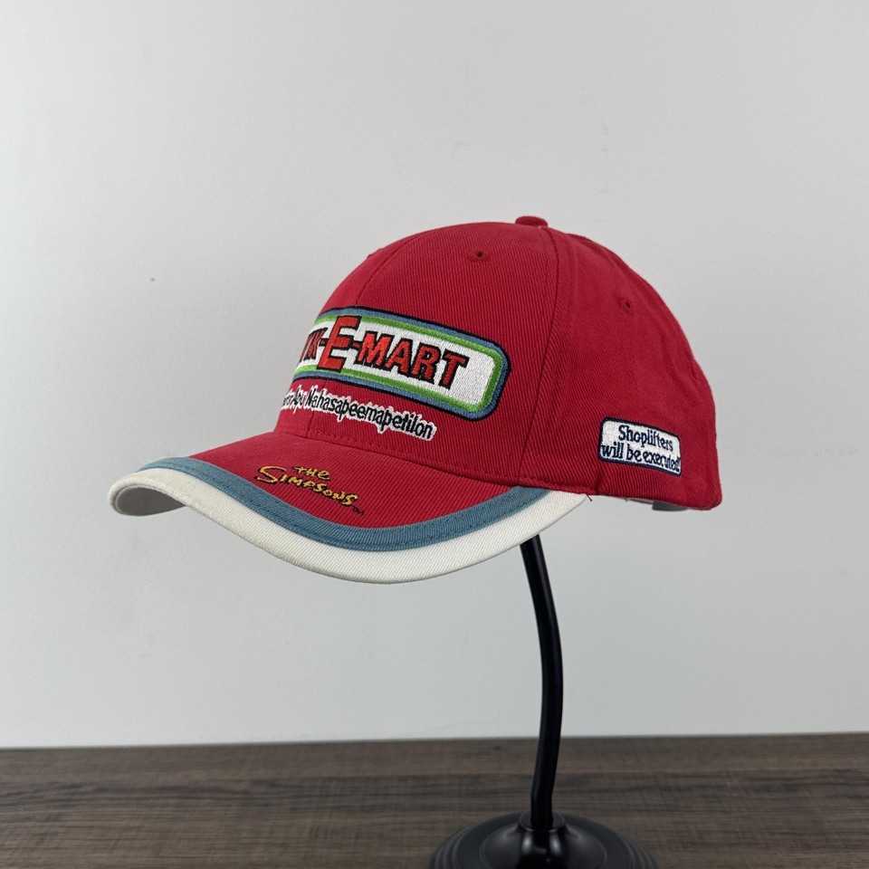 The Simpsons Kwik-E-Mart Bio-Domes Hat Apu Shoplifters Mens Adjustable ...