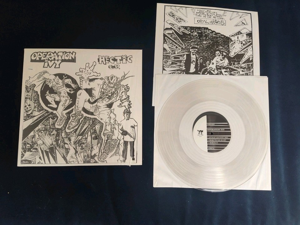 Operation Ivy Hectic Clear Color Vinyl 12” EP 2012 Hellcat Records ...