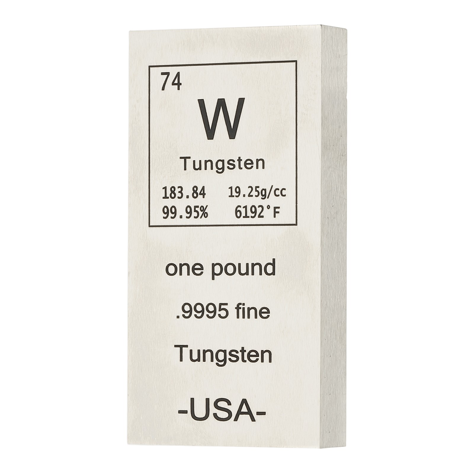Metal Bar, 1 Pound Tungsten Bar Metal Paperweight | eBay