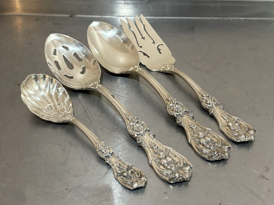 Sterling Silver Reed And Barton Serving Utensils Set Of 4 - 305 Grams ...