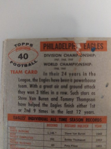 vintage footbal card lot some 56,57,58 topps | eBay