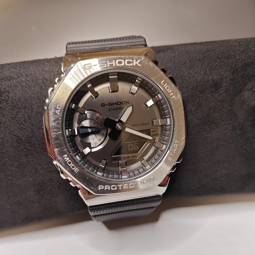 Casio G-Shock GM2100-1A Stainless Steel – Excellent Condition | eBay