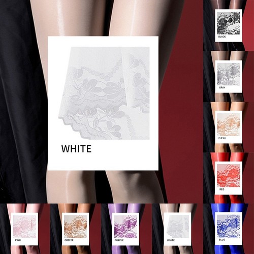 Modische stilvolle Strumpfhose transparente Strümpfe Overknee Öl ...