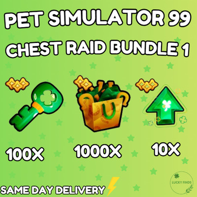 🔥💎 NEW Chest Raid Bundle 🔥PET SIMULATOR 99 - CHEAPEST!⚡💸 | eBay UK