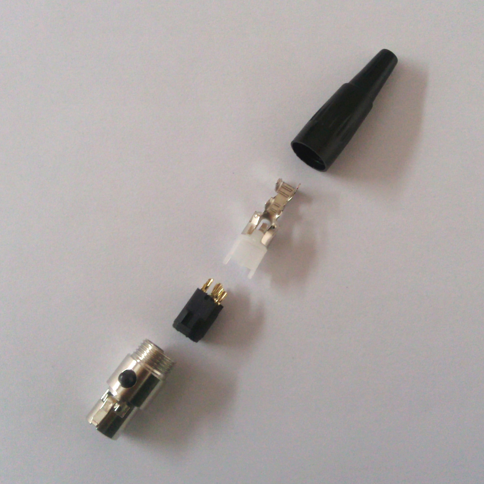 4 pin Female plug Mini TA4F XLR Audio Microphone connector MIC Adapter ...