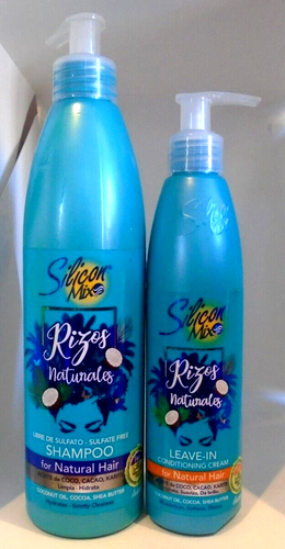 Silicon Mix Rizos Naturales Shampoo & Leave-In Conditioner For Natural ...