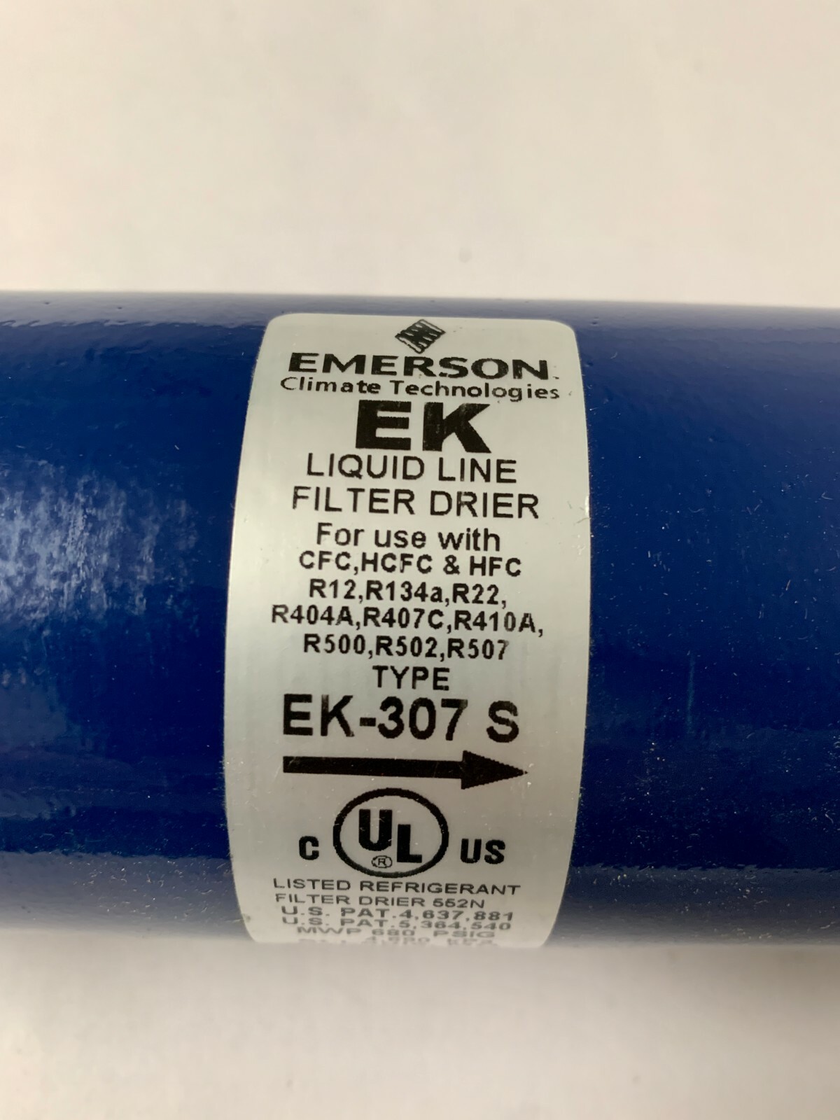 Emerson EK Liquid Line Filter Drier 7/8 ODF EK307S Ek-307s for sale ...