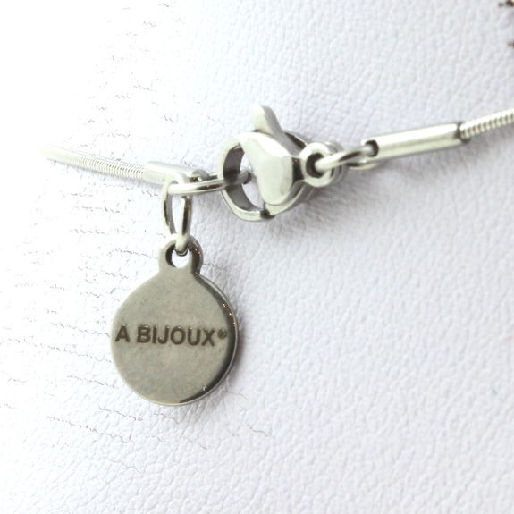 stones And Minerals. Necklace 4 Beads Watermelon Tourmaline 8 Mm Chain ...