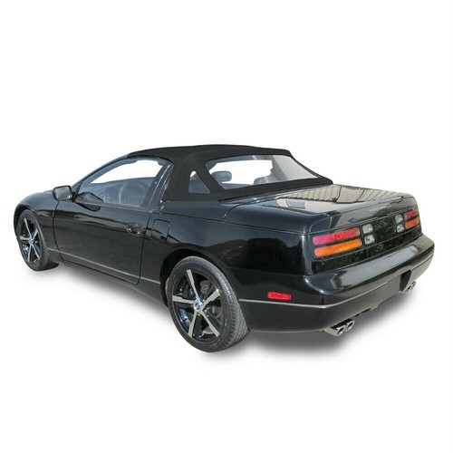 Fits: Nissan 300ZX Soft Top & Plastic Window 93-95 Haartz Black ...