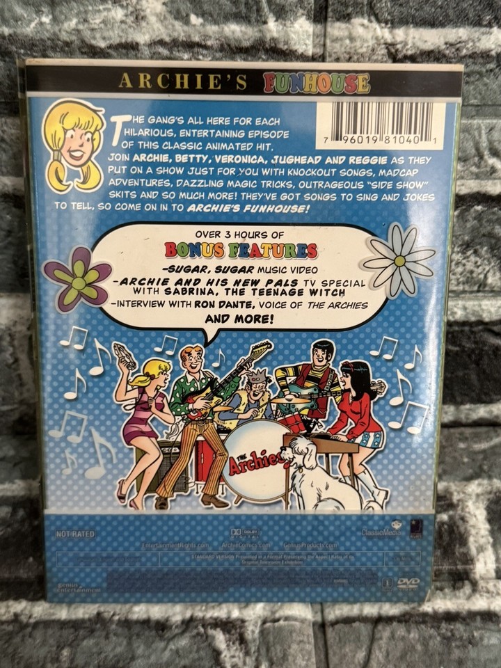 Archies Funhouse - The Complete Series (DVD, 2008, 3-Disc Set ...