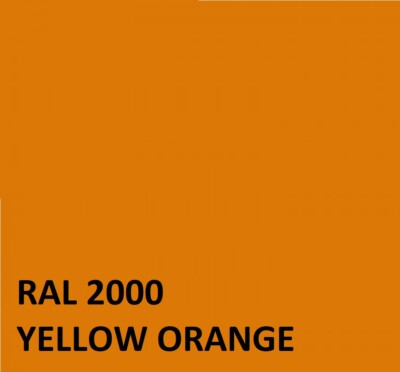 RAL YELLOW ORANGE RAL2000 Agricultural Tractor Machinery Enamel Gloss ...
