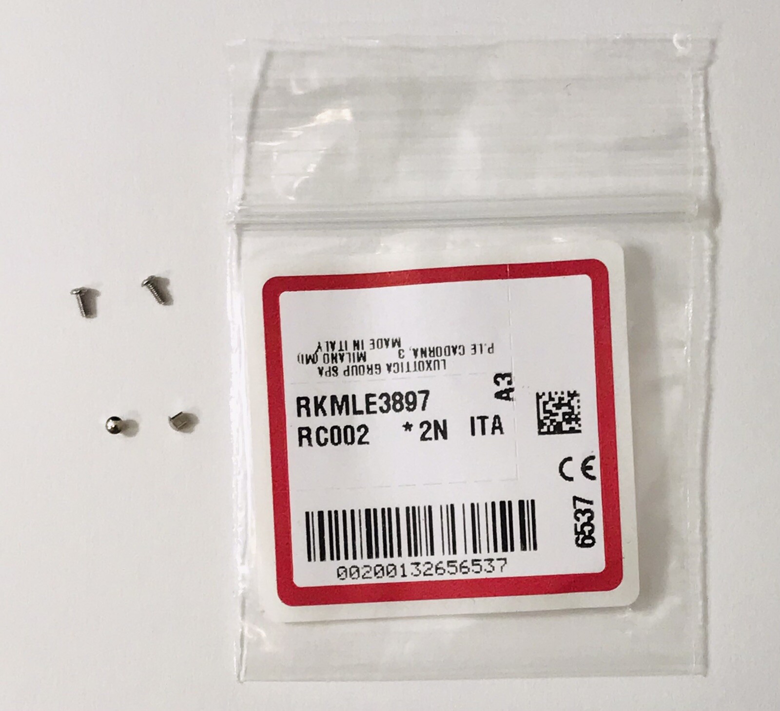 Ray Ban RB3581N BLAZE SHOOTER Silver Replacement Lenses Screws Kit ...