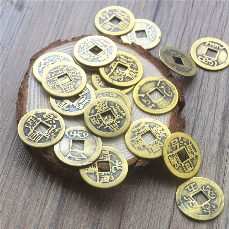 Copy Ancient Emperors Copper Coins Crafts DIY Chinese Knot Accs 24mm 10 ...