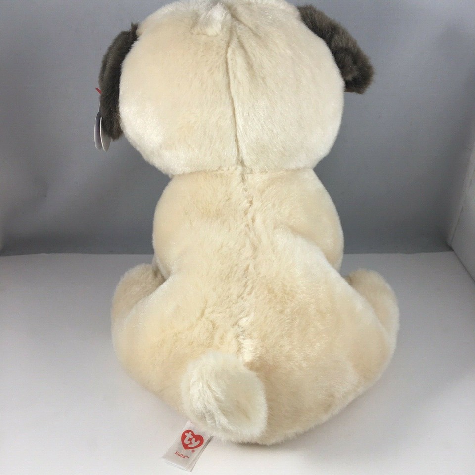 Ty Classic Plush - RUFUS the Pug Dog (9.5" Medium Size) Plush Stuffed ...