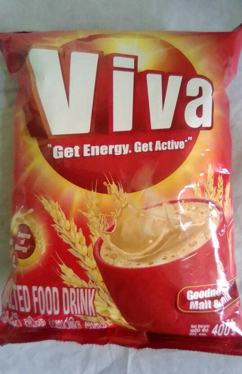 VIVA Malted FoodDrink Malt & Milk Tea Powder Packet 400g (GET ENERGY ...
