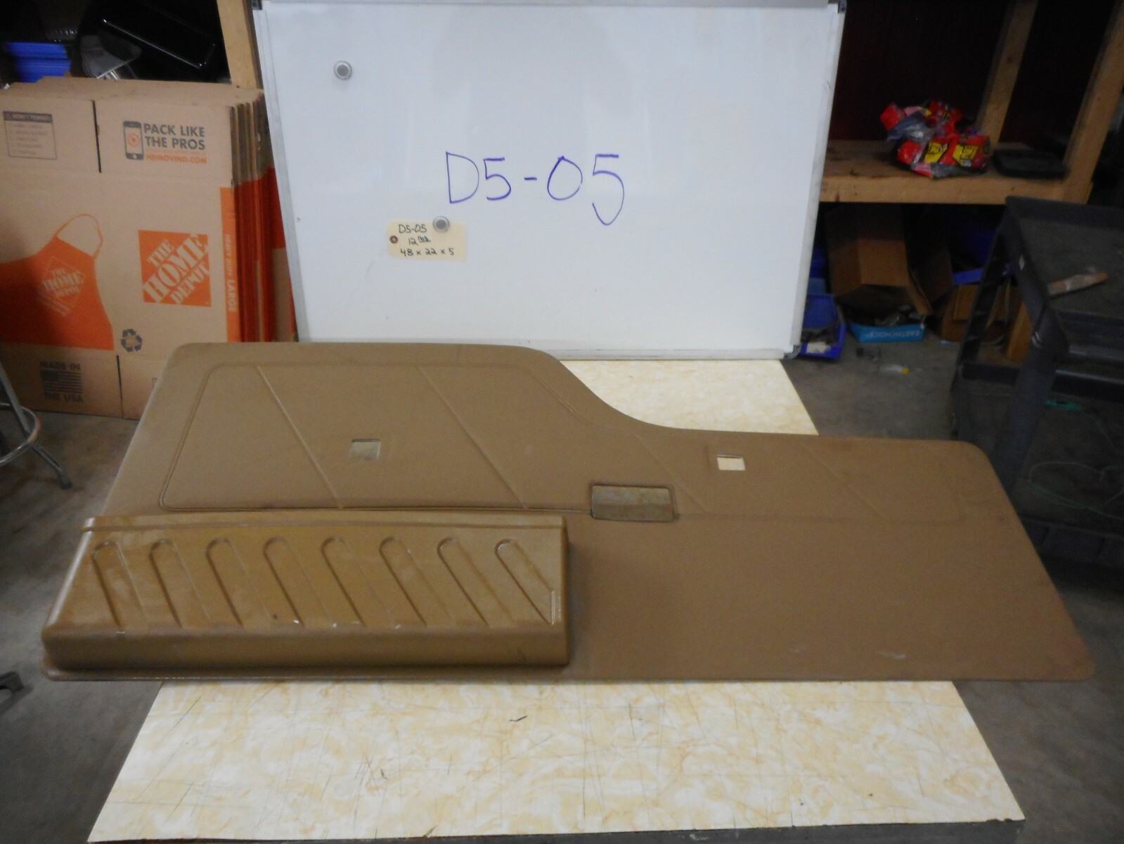 2001 LAND ROVER DISCOVERY II REAR CARGO DOOR INTERIOR TRIM PANEL ...