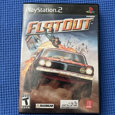 FlatOut Flat Out (Sony PlayStation 2, 2005) PS2 CIB Complete TESTED ...